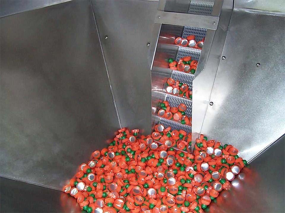 Cap Sorter Equipment: Rotary & Waterfall Orienting Systems by Zalkin