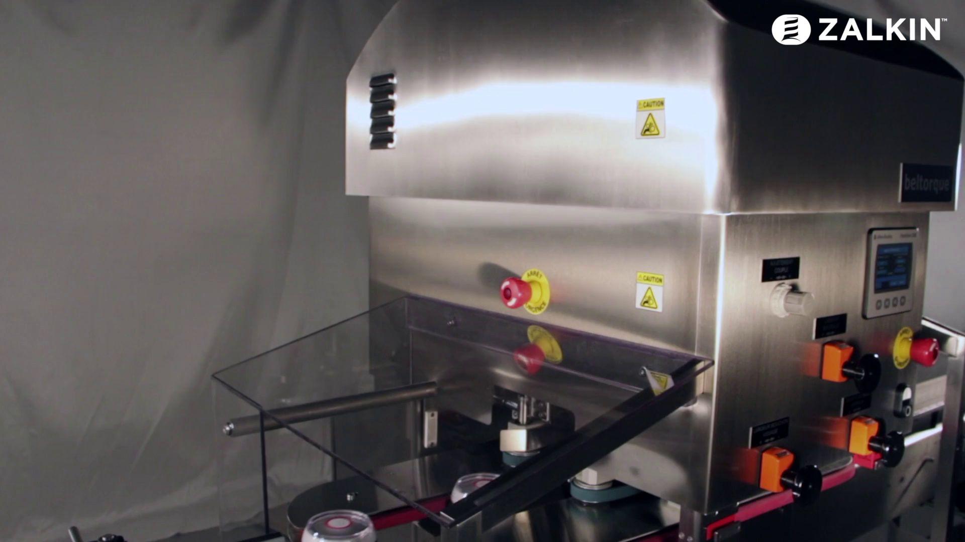 Zalkin BT-IC Type Beltorque® Inline Automated Capper for Pharmaceutical ...